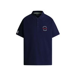 Red Bull Racing X Pepe Jeans Poloshirt Herren Gr&ouml;&szlig;e L dunkelblau / hummer / wei&szlig;