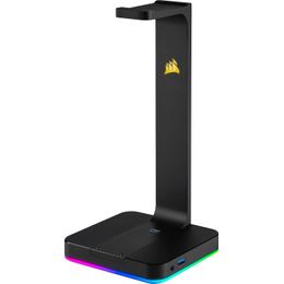 Corsair Headset-Halterung "ST100 RGB Premium Headset Stand 7.1 Surround Sound", schwarz, Ger&auml;tehalterungen, Headset-Halterung