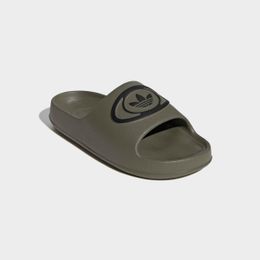 Badesandale adidas originals "ADILETTE 00S BADESCHLAPPEN", Herren, Gr. 44,5, olive strata, core schwarz, none, Synthetik, Schuhe Badesandale, Badelatschen