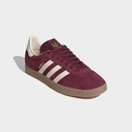 Sneaker adidas originals "GAZELLE", Herren, Gr. 38, maroon, cream wei&szlig;, gum4, Leder, Synthetik, Schuhe Sneaker, Topseller