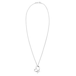 Elli Kette Damen Gr&ouml;&szlig;e 45 silber / wei&szlig;