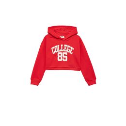 KOTON Sweatshirt M&auml;dchen Gr&ouml;&szlig;e 122/128 rot / wei&szlig;