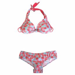 Ipanema Bikini Damen Gr&ouml;&szlig;e M blau / koralle