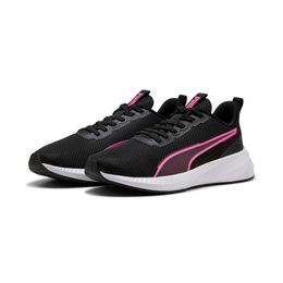 Laufschuh Puma "FLYER LITE 3", Damen, Gr. 37, schwarz (Puma schwarz, pink pixel), Textil, Schuhe Laufschuh, mit Schn&uuml;rung, mit IMEVA-D&auml;mpfungstechnologie, Textil-Obermaterial
