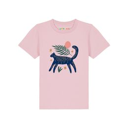Watabout.kids T-Shirt 'Love and flex' Jungen Gr&ouml;&szlig;e 146 navy / dunkelgr&uuml;n / rosa