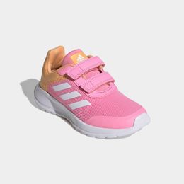Sneaker adidas Sportswear "TENSAUR RUN", M&auml;dchen, Gr. 33, bliss pink, ftwr wei&szlig;, hazy orange, Textil, Schuhe Sneaker, mit Klettverschluss, f&uuml;r Jugendliche
