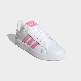 Sneaker adidas Sportswear "GRAND COURT 3.0 KINDER UND TEENS", M&auml;dchen, Gr. 39, cloud wei&szlig;, bliss pink, bliss pink, Synthetik, Textil, Schuhe Sneaker, f&uuml;r Kinder & Jugendliche
