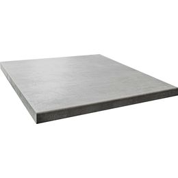 Arbeitsplatte Optifit "Luzern", grau (oxid grau), B:160cm H:3,8cm T:60cm, Holzwerkstoff, Tischplatten, Arbeitsplatte, 38 mm stark, Tiefe 60 cm, gro&szlig;e Auswahl an Breiten