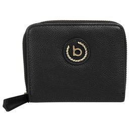 Bugatti Damen Geldb&ouml;rse "PASSIONE"schwarz, Kunstfaser, unifarben, Kleinlederwaren