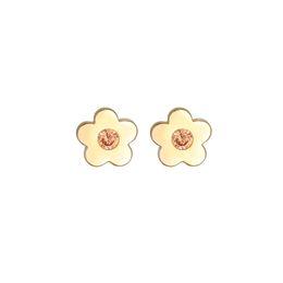 Elli Ohrringe 'Blume' M&auml;dchen Gr&ouml;&szlig;e One Size gold / rosegold