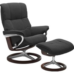 Relaxsessel stressless "Mayfair", grau (charcoal dinamica), B:83cm H:102cm T:74cm, Leder BATICK: BATICK ist ein leicht korrigiertes, durchgef&auml;rbtes und genarbtes M&ouml;belleder, bei dem die meisten Unebenheiten und Spuren in der Regel entfernt wurden.;Leder PALOMA: PALOMA ist ein durchgef&auml;rbtes Semianilin-M&ouml;belleder mit nat&uuml;rlicher Narbung.;ROHLEDER Stoff Q2 FARON: Ein fester zuverl&auml;ssiger Boucl&eacute; mit 