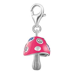 Thomas Sabo Anh&auml;nger 'Pilz' Damen Gr&ouml;&szlig;e One Size blau / lila / pink / silber