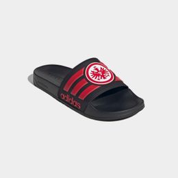 Badesandale adidas Sportswear "ADILETTE SHOWER FRANKFURT BADESCHLAPPEN", Gr. 43, core schwarz, sge rot, sge rot, Synthetik, Schuhe Badesandale, Badelatschen