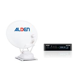 Alden Onelight 60 HD EVO vollautomatische Single-LNB Satellitenanlage Ultrawhite inkl. S.S.C. HD Steuermodul - Camping-Sat-Anlagen
