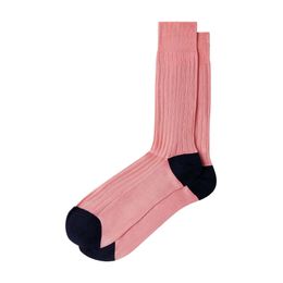 Hackett London Socken Herren Gr&ouml;&szlig;e 43/44.5 rosa / schwarz