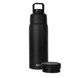 Aqiila Powerbottle BO5 Trinkflasche 600 ml mit Powerbank 5000 mAh, 15 W und IPX4 Spritzwasserschutz - Trinkflaschen