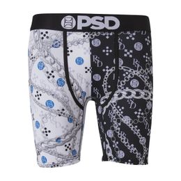 PSD Herren Boxershorts "PSD CEMENT SPLIT", Gr. Lmulti, 88% Polyester, 12% Elasthan, Unterhosen