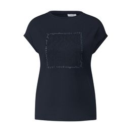 Cecil T-Shirt Damen Gr&ouml;&szlig;e XXL nachtblau / hellblau