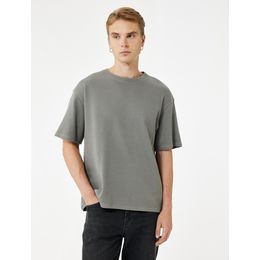 KOTON T-Shirt Herren Gr&ouml;&szlig;e M grau