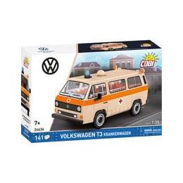 Cobi Volkswagen T3 Krankenwagen, Konstruktionsspielzeug Ma&szlig;stab 1:35