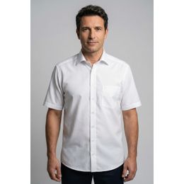 Businesshemd OLYMP "Luxor modern fit", Herren, Gr. 38, N-Gr, beige, Web, Obermaterial: 100% Baumwolle, tailliert, Hemden, Kentkragen, b&uuml;gelfrei
