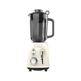 Cecotec Standmixer Power Black Titanium RetroBeige beige, 1.200 Watt, 1,5 Liter