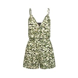 CLOUD 5IVE Damen Jumpsuit "CLOUD 5IVE Viskose Jumpsuit mit Animal Print und Wickeloptik"gr&uuml;n, Gr. L, 100% Viskose, Overalls