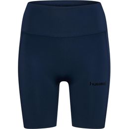 Hummel Sportshorts Damen Gr&ouml;&szlig;e L enzian / schwarz