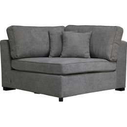 Sofaelement Home Affaire "Skara", grau (dunkelgrau), B:100cm H:86cm T:100cm, Polsterelemente, Sofaelement, Modul zum eigenen Zusammenstellen, in vielen Bezugsqualit&auml;ten