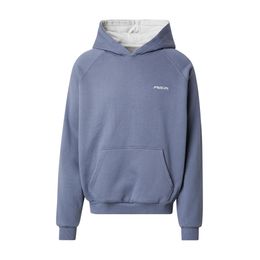 Pegador Sweatshirt 'Moolt' Herren Gr&ouml;&szlig;e L taubenblau / wei&szlig;