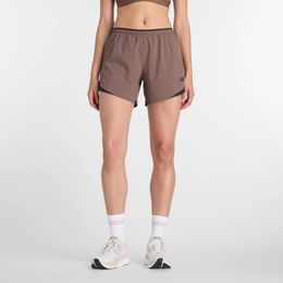 New Balance 'RC Essential Short 5"'. Damen Gr&ouml;&szlig;e XXL braun / hellbraun