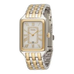 Fossil Uhr 'RAQUEL' Damen Gr&ouml;&szlig;e One Size gold / silber / wei&szlig;