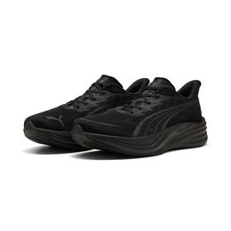 Puma Damen Laufschuh "DARTER PRO 2", Gr. 46Puma schwarz, flat schwarz gray, Textil, Schuhe, mit ProFoam D&auml;mpfungstechnologie, leichtes