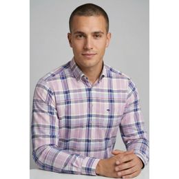Langarmhemd Fynch-Hatton, Herren, Gr. XXL, N-Gr, magnolia, Web, Obermaterial: 100% Baumwolle, kariert, schmal h&uuml;ftbedeckend, Rundhals, Hemden, schmale Passform, aus reiner Baumwolle, mit Button-down-Kragen