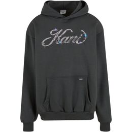 Karl Kani Herren Kapuzenpullover "Karl Kani KK Kani Icy Chrome Hoodie"schwarz, Gr. M, 65% Baumwolle, 35% Polyester, Pullover