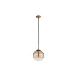 Globo Lighting Pendelleuchte gold Ma&szlig;e (cm): B: 25 H: 120 T: 25.0 &raquo; M&ouml;bel Kraft