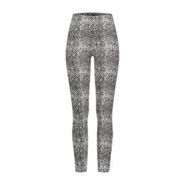Leggings CLOUD 5IVE "CLOUD 5IVE Viskose Stoffhose Schlangenhaut Muster", Damen, Gr. S, US-Gr&ouml;&szlig;en, schwarz, wei&szlig;, 43% Polyester, 42% Viskose, 11% Polyimid, 4% Elasthan, skinny fit, Hosen Leggings