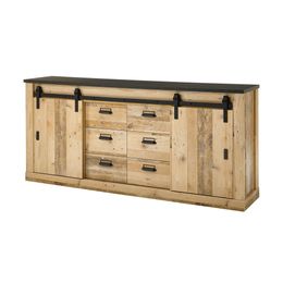 M&ouml;bel Kraft Sideboard holzfarben Ma&szlig;e (cm): B: 200 H: 90 T: 42.0 &raquo; M&ouml;bel Kraft