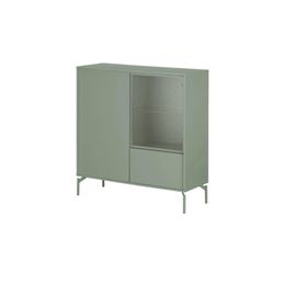 M&ouml;bel Kraft Highboard gr&uuml;n Ma&szlig;e (cm): B: 113,5 H: 118 T: 43.0 &raquo; M&ouml;bel Kraft