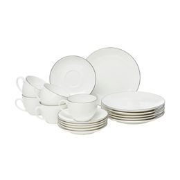 Peill & Putzler Peill+Putzler Kaffeeservice 18-teilig Bologna wei&szlig; &raquo; M&ouml;bel Kraft