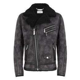 Philipp Plein Winter Jacket male Black size XS