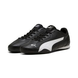 Puma Damen Sneaker "CATCH", Gr. 47Puma schwarz, Puma wei&szlig;, Synthetik, unifarben, Schuhe, mit Schn&uuml;rung, leicht profilierte Gummilaufsohle