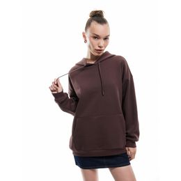 KOTON Sweatshirt Damen Gr&ouml;&szlig;e XXL dunkelbraun