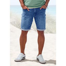 John Devin Herren Jeansshorts "5-Pocket Shorts"blau, denim, Gr. 32, Denim/Jeans, Obermaterial: 98% Baumwolle, 2% Elasthan, Jeans, aus elastischer