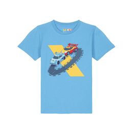 Watabout.kids T-Shirt 'Racing Car' Jungen Gr&ouml;&szlig;e 104 aqua / gelb / rot / schwarz