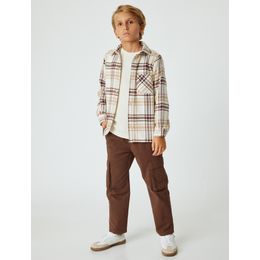 KOTON Jeans Jungen Gr&ouml;&szlig;e 104/110 braun