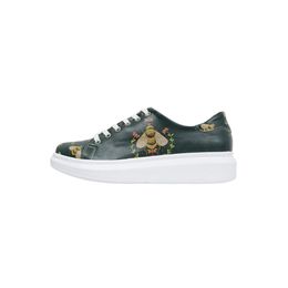 DOGO Sneaker low 'DOGO Myra - Queen Bee' Damen Gr&ouml;&szlig;e 40 gr&uuml;n