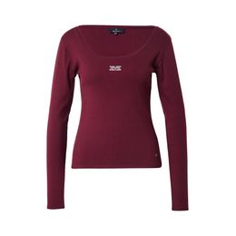 monari Shirt Damen Gr&ouml;&szlig;e S weinrot / transparent