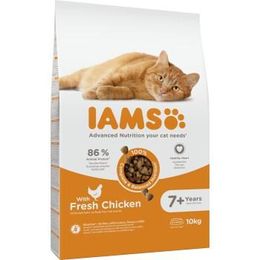 IAMS Advanced Nutrition Trockenfutter Katze, Senior, Huhn 2x10 kg