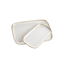 M&auml;ser M&auml;ser Platten-Set, Porzellan Pintar Beige / Braun